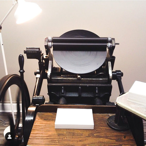 Established - Letterpress Folded Stationery – Dinglewood Design & Press