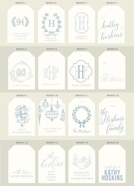 Modern Block - Letterpress Gift Tags – Dinglewood Design & Press